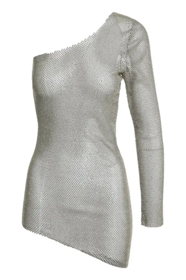 SANTA BRANDS One-sleeve Mini Dress
