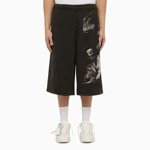 Off-White S. Matthew Cotton Track Shorts