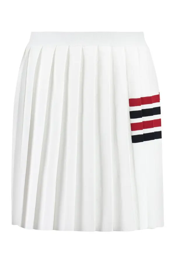 Thom Browne Pleated Knitted Skirt