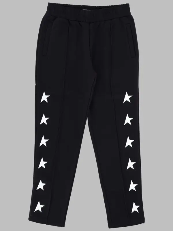GOLDEN GOOSE Mini Jogging Pants With Multistar Design