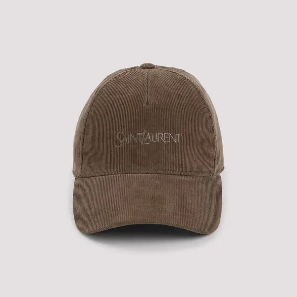 Saint Laurent Corduroy Hat - Metallic
