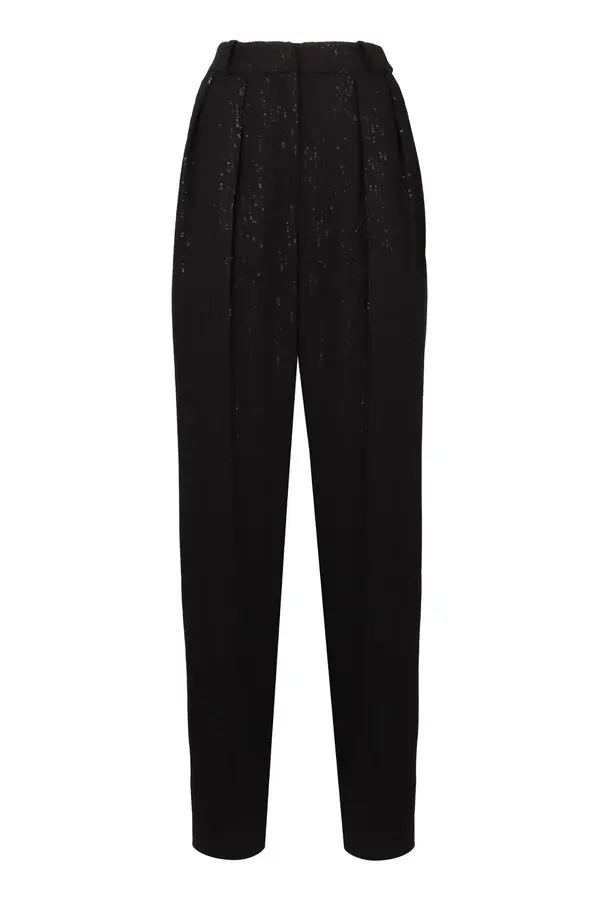 THE MANNEI Terras' Straight-leg Trousers - Black