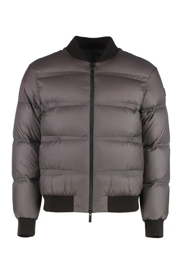 Moncler Vioz Short Down Jacket - Grey