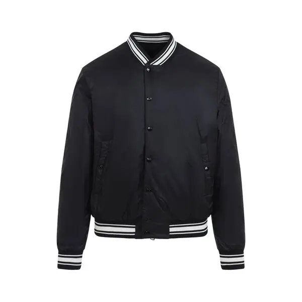 Moncler Bouchet Reversible Down Bomber Jacket - Black