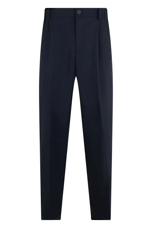 Jacquemus Wool Tailored Trousers - Blue