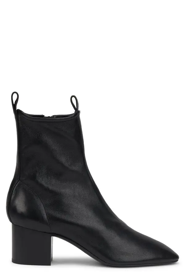 Celine Chic Ankle Boot With Zip 5.5 Cm Heel - Black