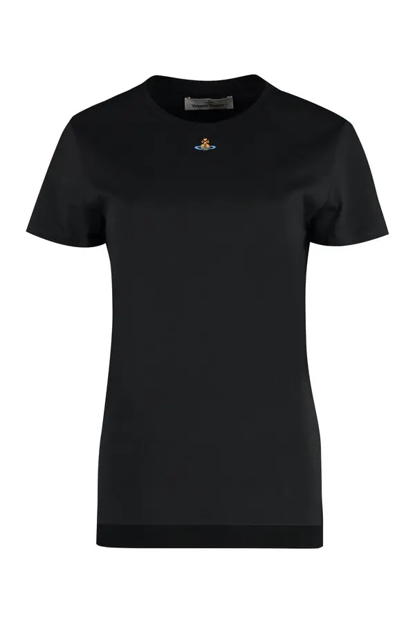 VIVIENNE WESTWOOD Cotton Crew-neck T-shirt - Black
