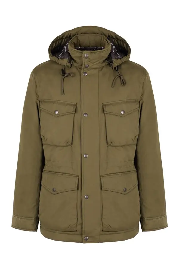 Woolrich Hooded Padded Utility Jacket