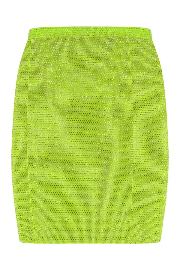 SANTA BRANDS Rhinestone Netted Skirt