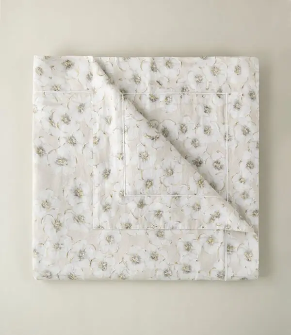 PEACOCK ALLEY Ella Linen Duvet Set - Sky