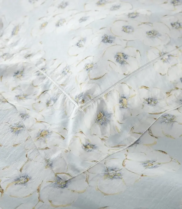 PEACOCK ALLEY Ella Linen Duvet Set - Sky