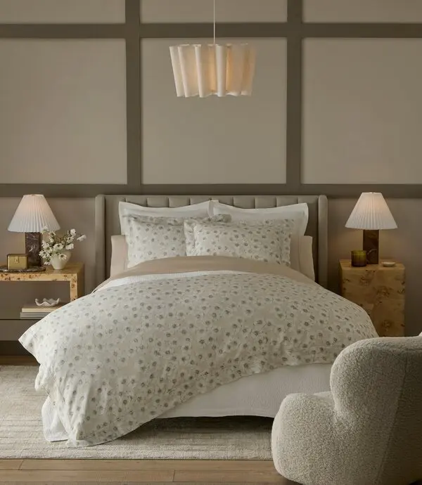 PEACOCK ALLEY Ella Linen Duvet Set - Sky