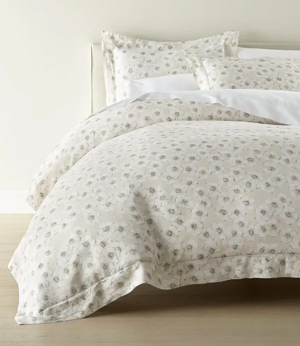 PEACOCK ALLEY Ella Linen Duvet Set - Sky