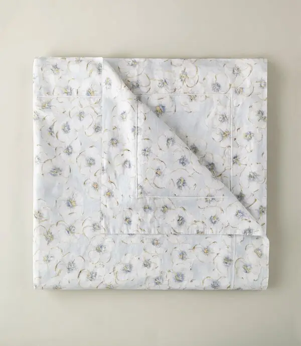PEACOCK ALLEY Ella Linen Duvet Set - Sky