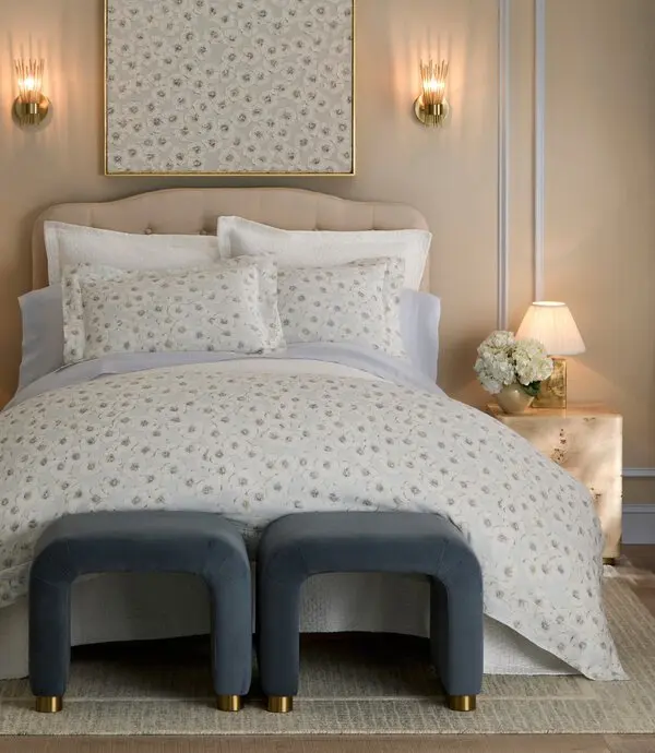 PEACOCK ALLEY Ella Linen Duvet Set - Sky