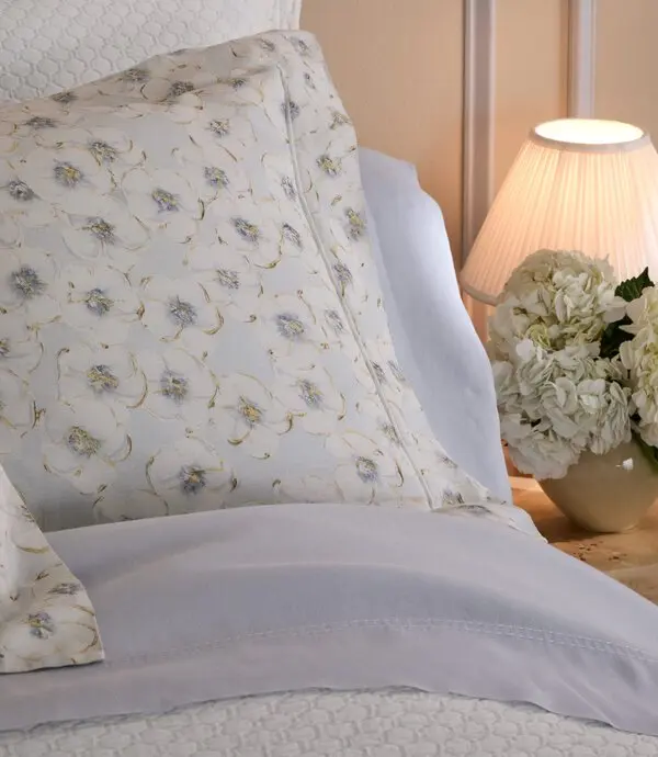 PEACOCK ALLEY Ella Linen Duvet Set - Sky