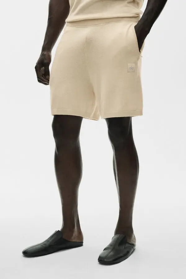 Alo Yoga 7" Cotton Cashmere Ever Soft Short - Sandy Beige