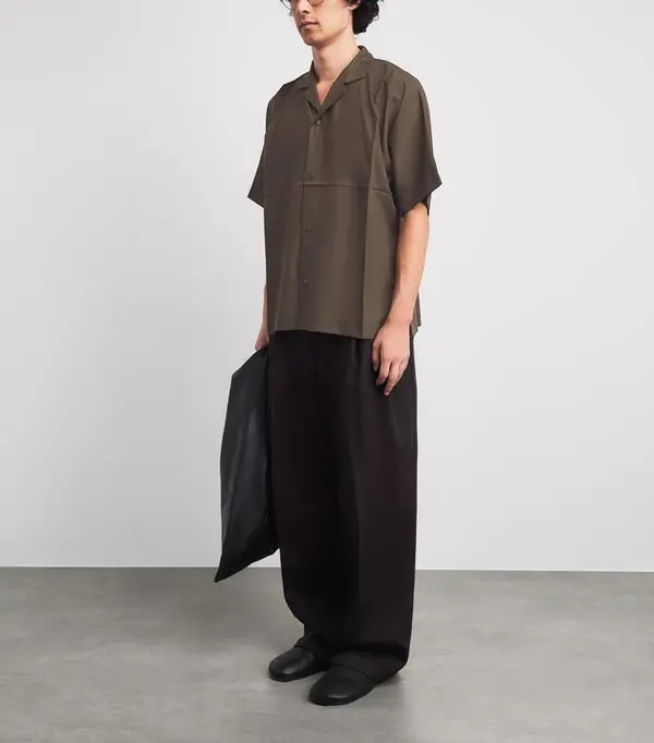 Issey Miyake Short-sleeve Compact Shirt