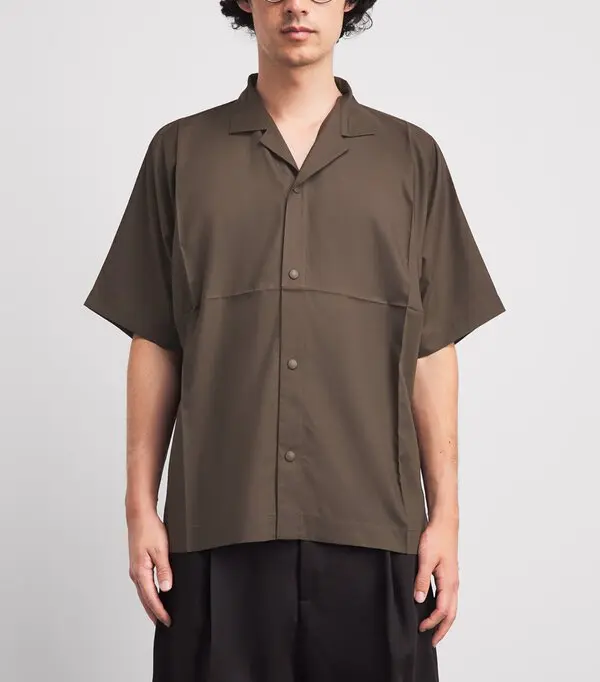 Issey Miyake Short-sleeve Compact Shirt