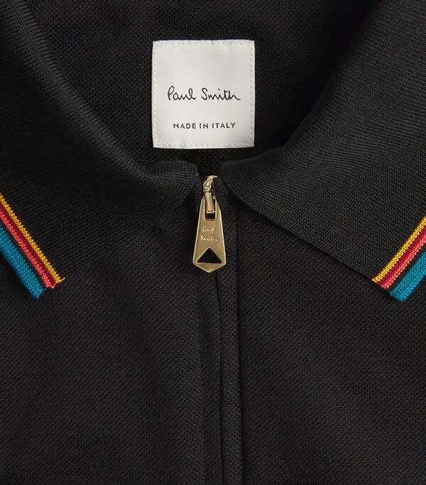 Paul Smith Signature Stripe Zip-up Polo Shirt