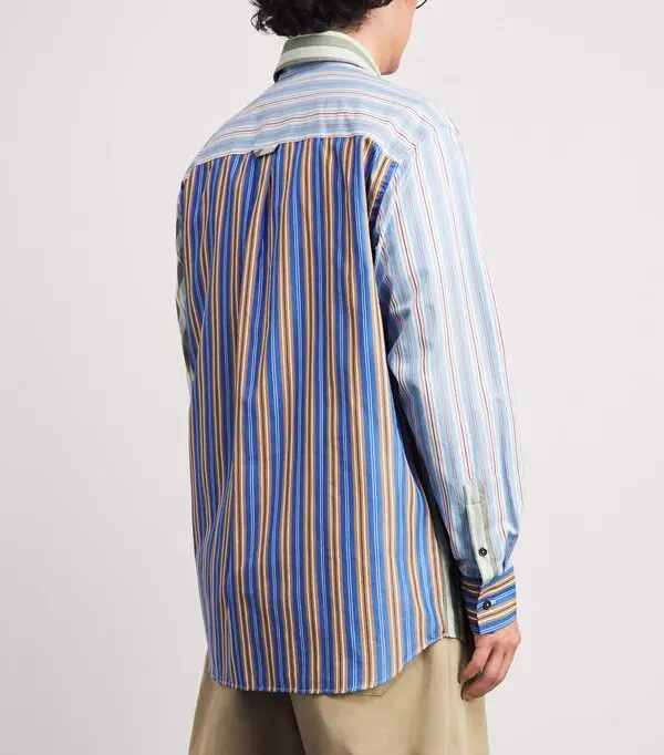 Paul Smith Cotton Stripe Mix Up Shirt