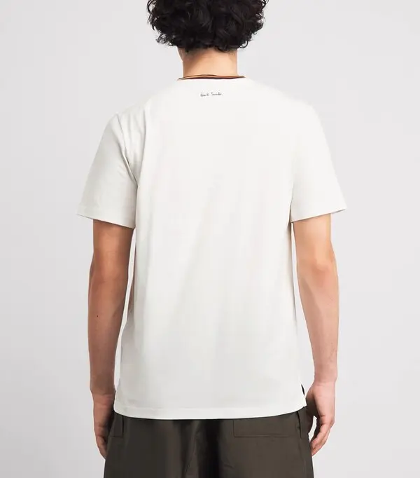 Paul Smith Cotton Artistic Trim T-shirt - White