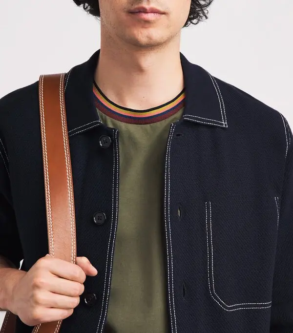 Paul Smith Cotton Artistic Trim T-shirt - Green