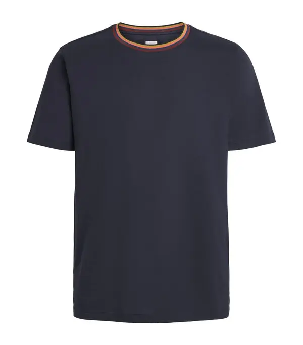 Paul Smith Cotton Artistic Trim T-shirt - Grey