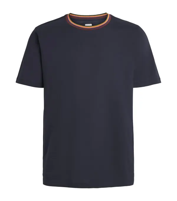 Paul Smith Cotton Artistic Trim T-shirt - Grey