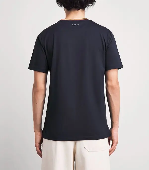 Paul Smith Cotton Artistic Trim T-shirt - Grey