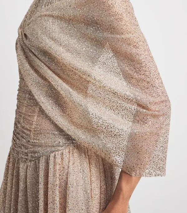 SANDRA MANSOUR Glitter Haze Gown