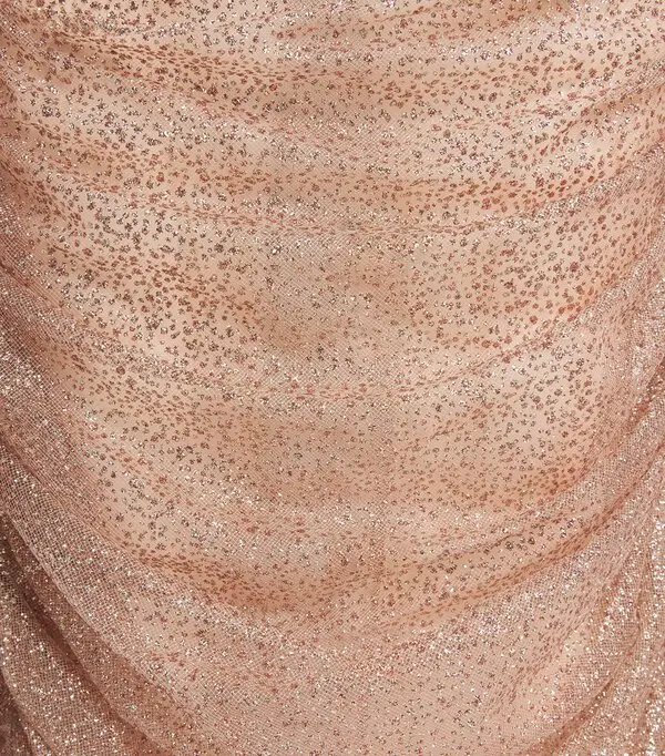 SANDRA MANSOUR Glitter Veil Of Light Gown