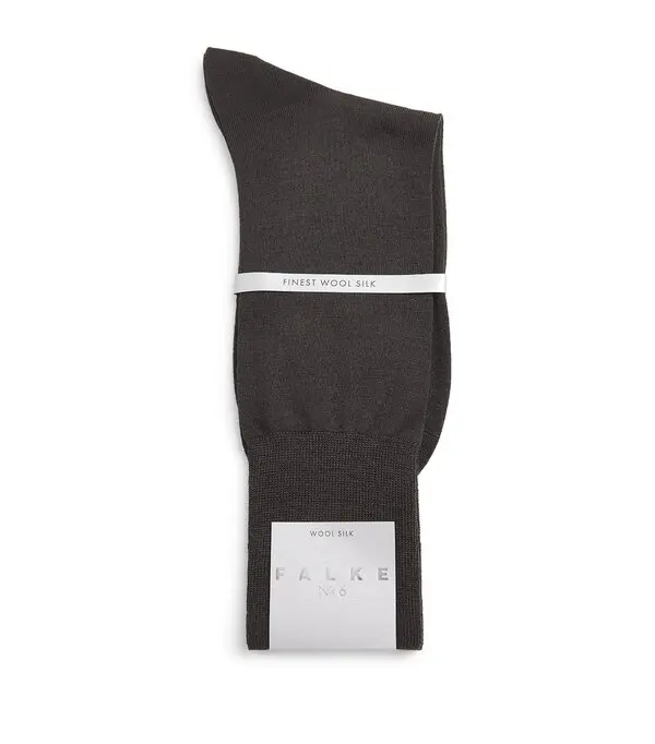 Falke Wool-silk-blend No.6 Socks - Brown