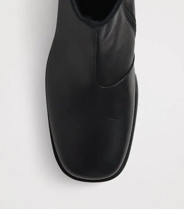 Our Legacy Leather Camion Ankle Boots