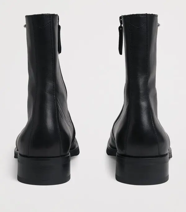 Our Legacy Leather Camion Ankle Boots