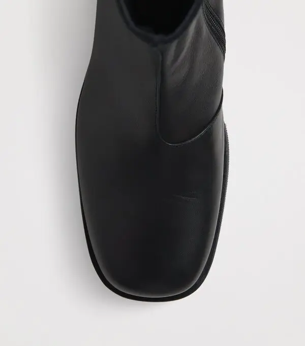 Our Legacy Leather Camion Ankle Boots