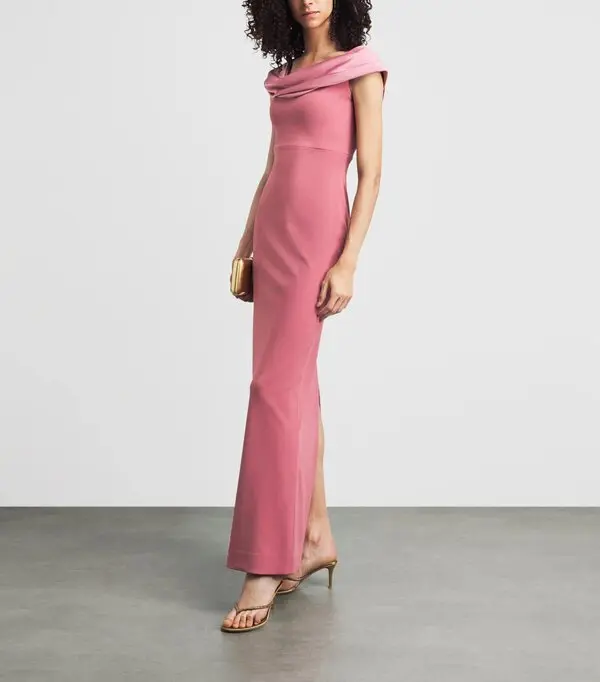 Solace London Crepe Adele Maxi Dress