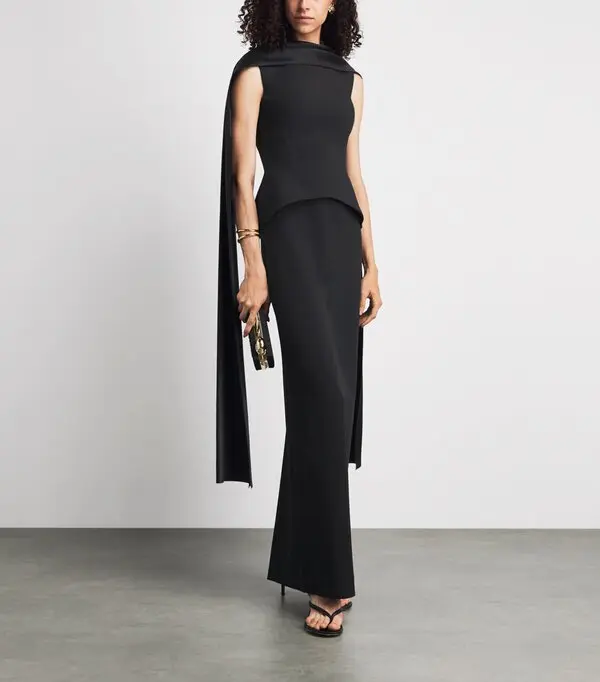 Solace London Cape Annie Maxi Dress