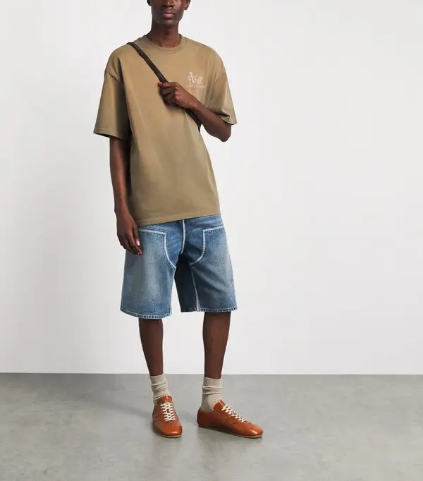 Amiri Cotton Studio Print T-shirt - Brown