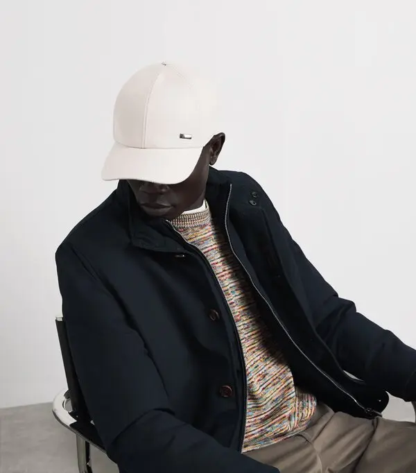 Herno Cashmere-silk Baseball Cap