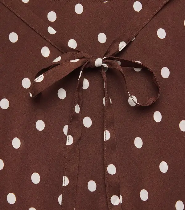 Rixo Polka-dot Cely Mini Dress