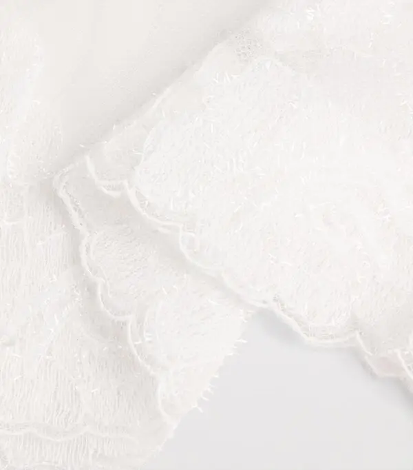 Kiki De Montparnasse Lace Fleurs Veloutées Shorts