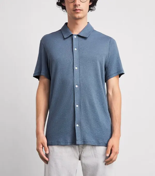 Paige Linen-cotton Sultan Short-sleeve Shirt