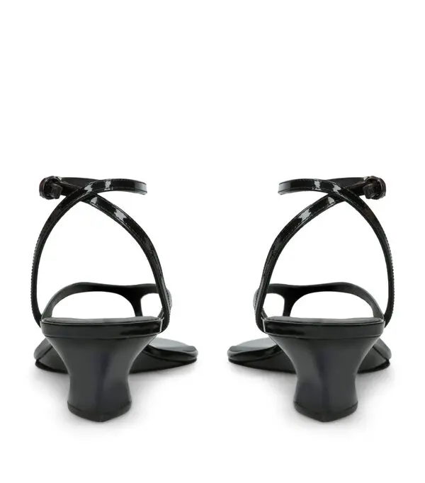 Alaïa Clear Tongs Wedge Sandals 30
