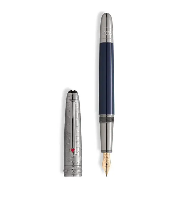 Montblanc Meisterstück Around The World Doué Classique Fountain Pen - Blue