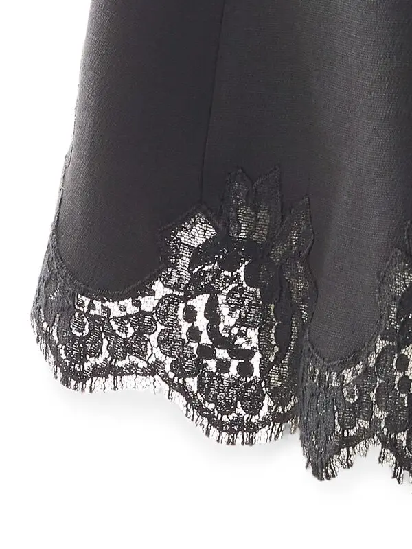 Valentino Garavani Wool And Silk Blend Mini Dress