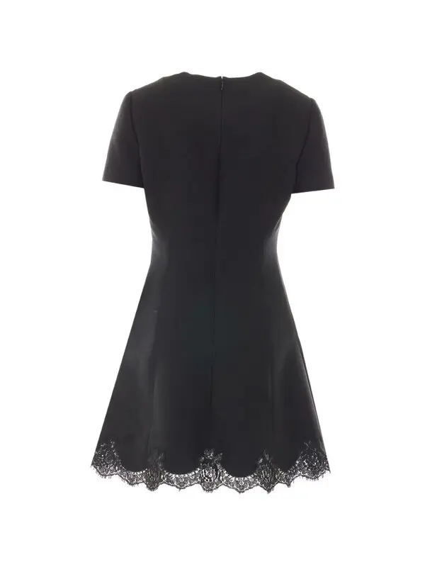 Valentino Garavani Wool And Silk Blend Mini Dress