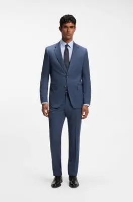 BOSS Slim-fit Suit Jacket In Virgin Wool Serge