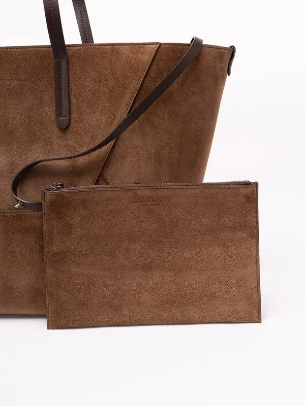 Brunello Cucinelli Suede Tote Bag - Multicolor