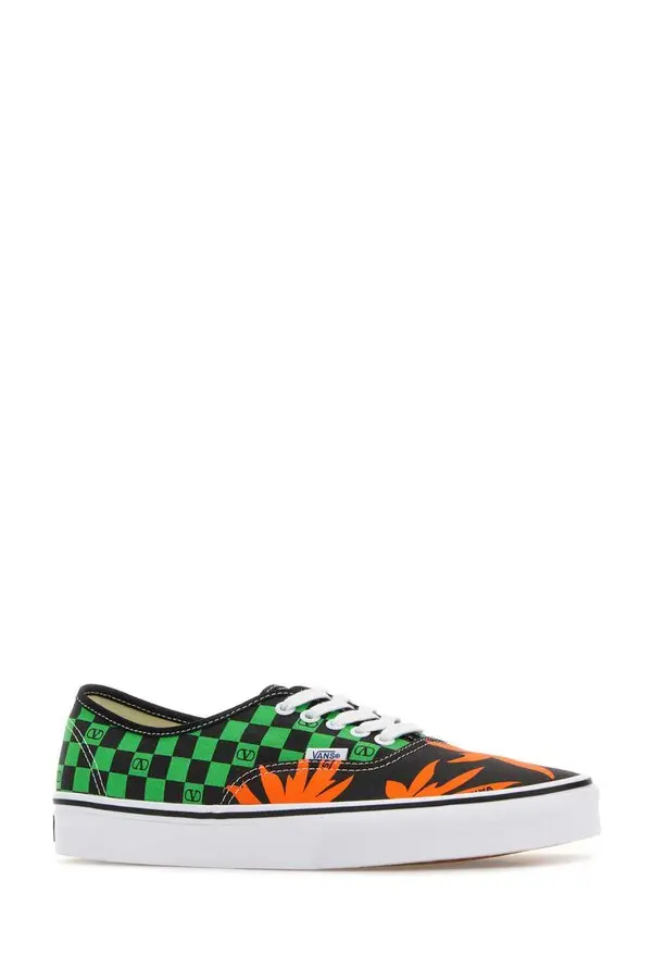 Valentino Garavani Printed Canvas X Vans Sneakers